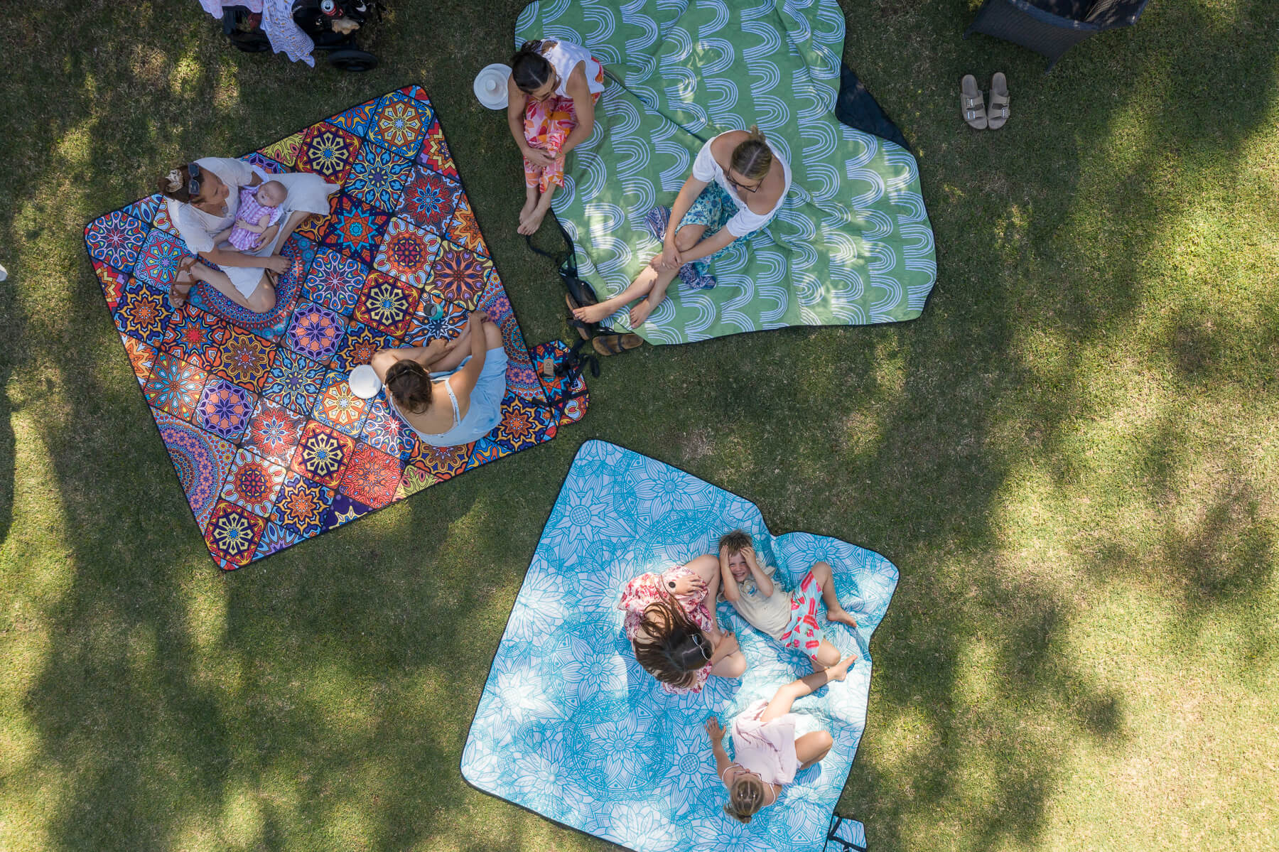 Holiday Dreams - Recycled Picnic Blanket | Made From 100% Recycled ...
